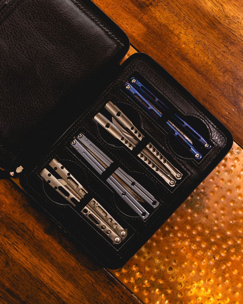 Squid Industries Leather Balisong Case