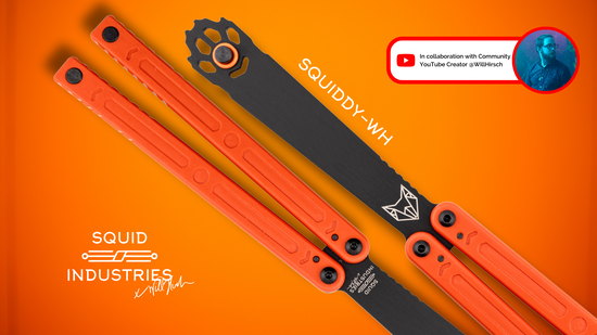 Squiddy-WH Will Hirsch Plastic Balisong Trainer | Squid Industries